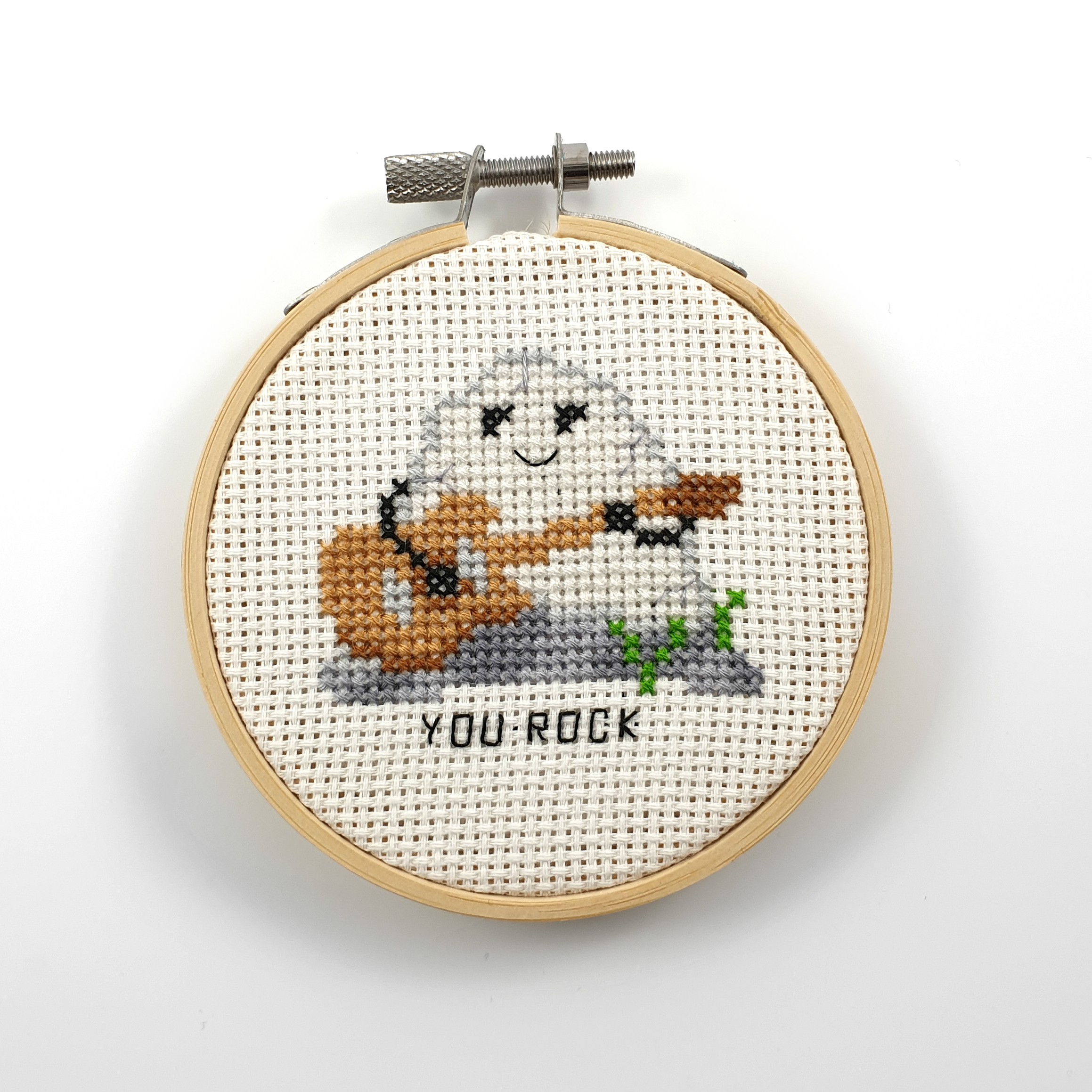 You rock cross stitch pattern - Ringcat Design