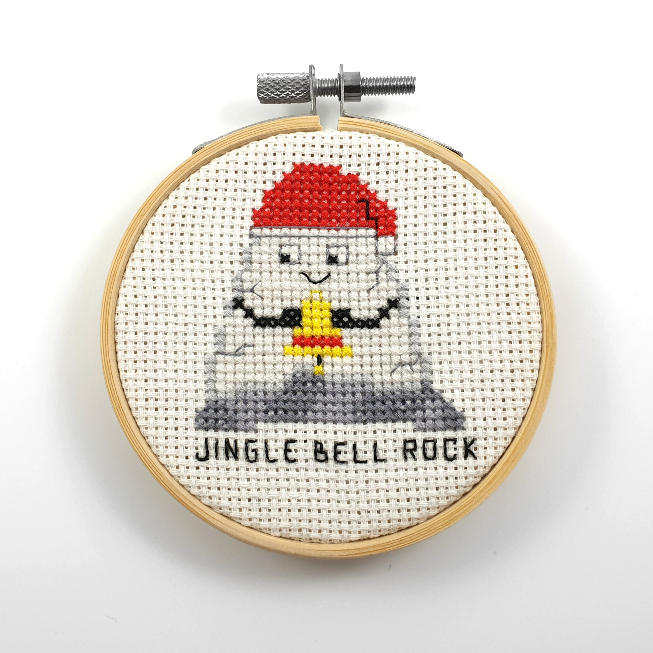 Jingle bell rock cross stitch pattern - Ringcat Design