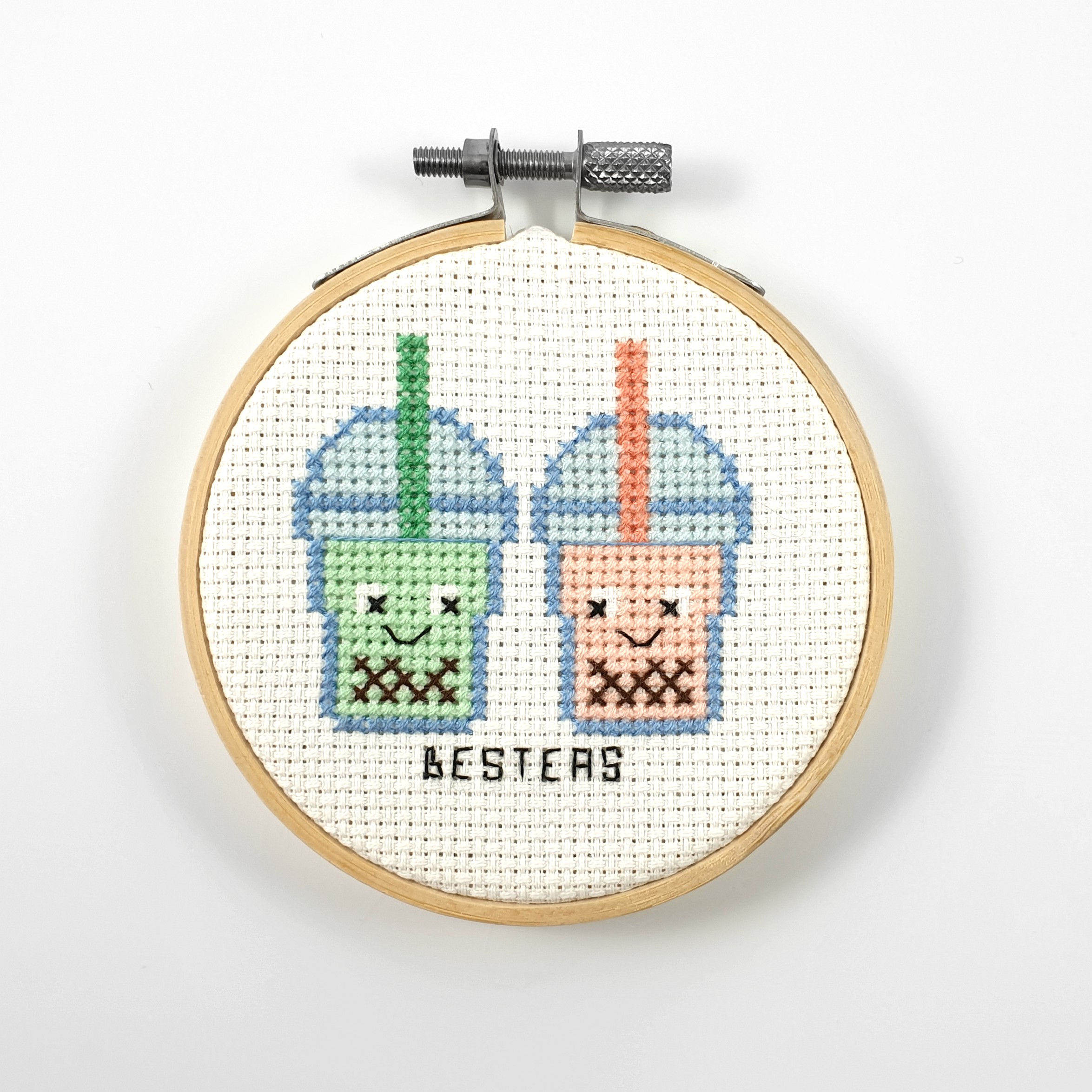 Besteas cross stitch pattern - Ringcat Design